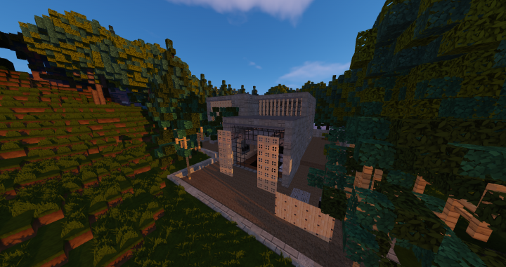 Modern Industrial House Minecraft Map