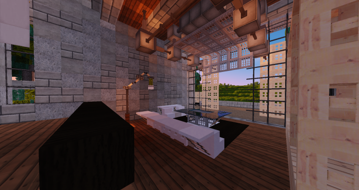 Modern Industrial House Minecraft Map