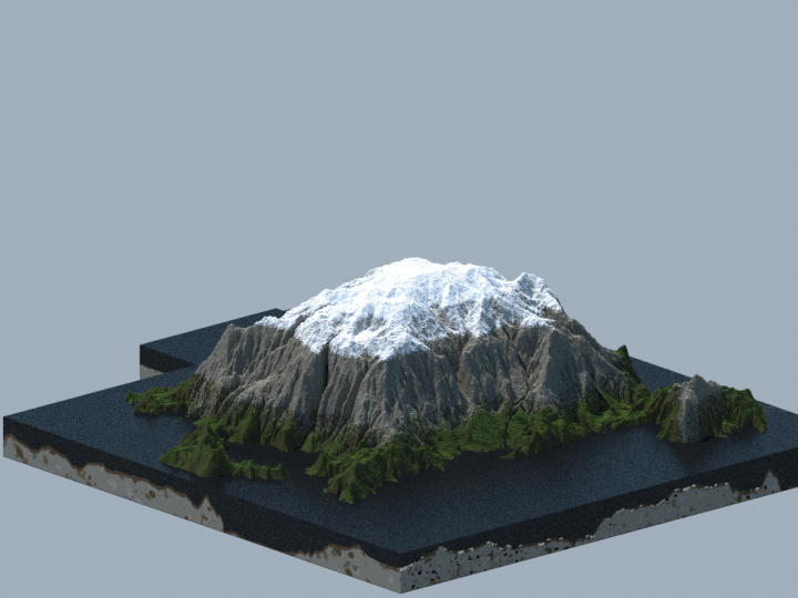 Sea mountain Minecraft Map