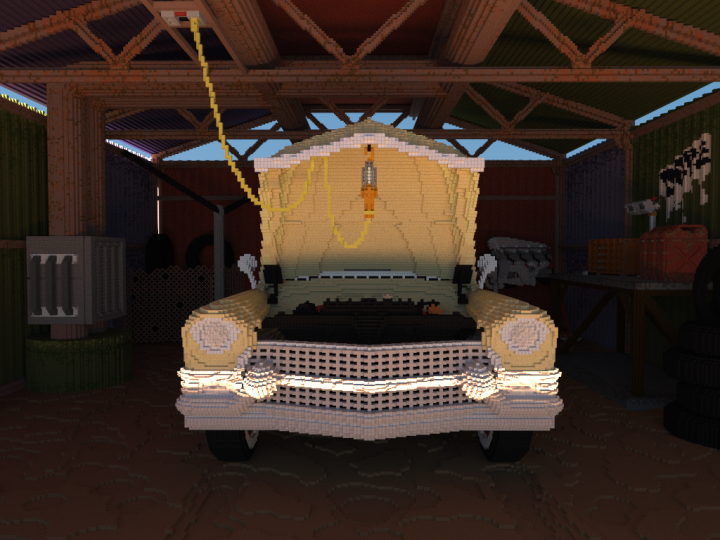 Cadillac Fleetwood - 1955 Minecraft Map