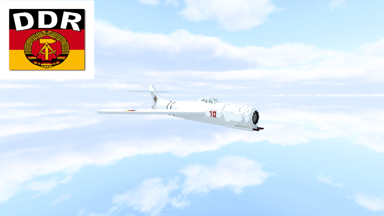 A17 (1951) German Post war Jet Minecraft Map