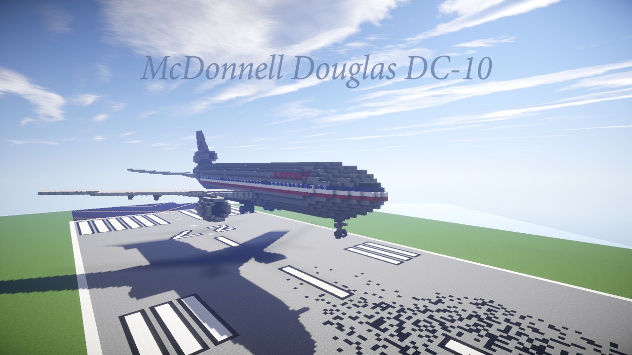 McDonnell Douglas DC-10 Minecraft Map