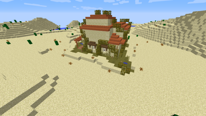 Small Desert house Minecraft Map