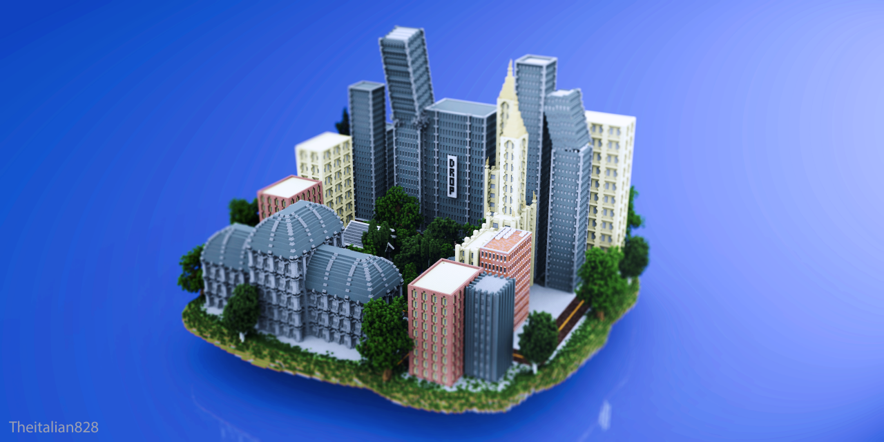 Sky Arkham Spawn (Commission) Minecraft Map