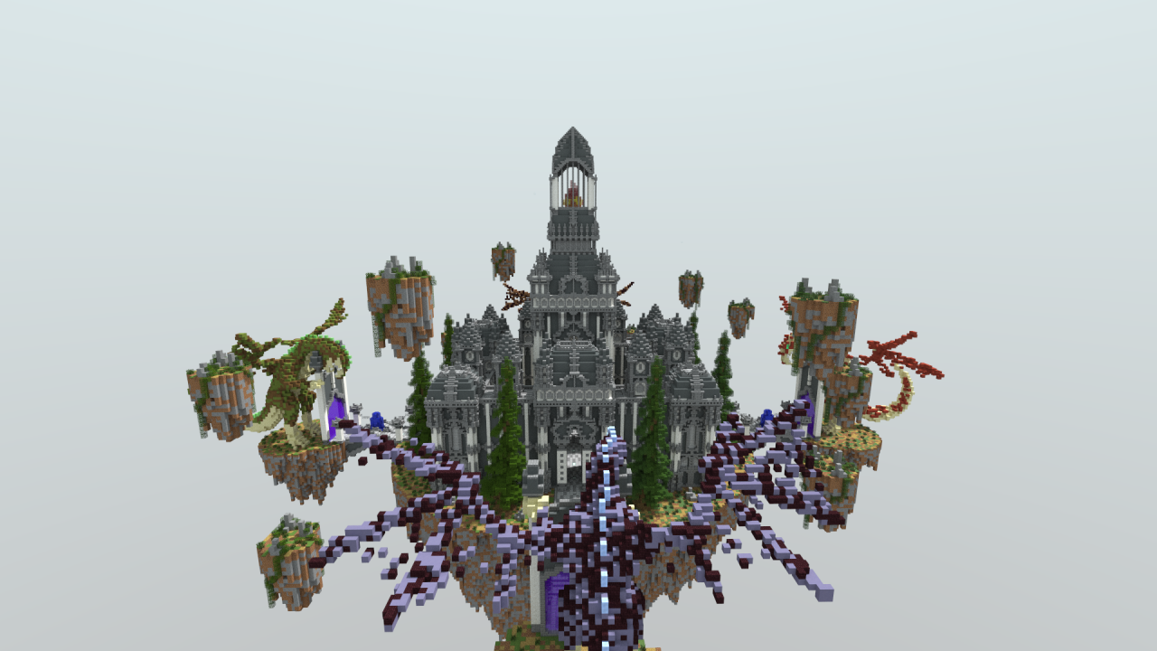 Dragon Sky Hub Minecraft Map