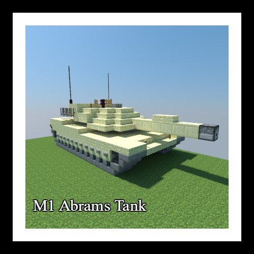 M1 Abrams Tank Minecraft Map