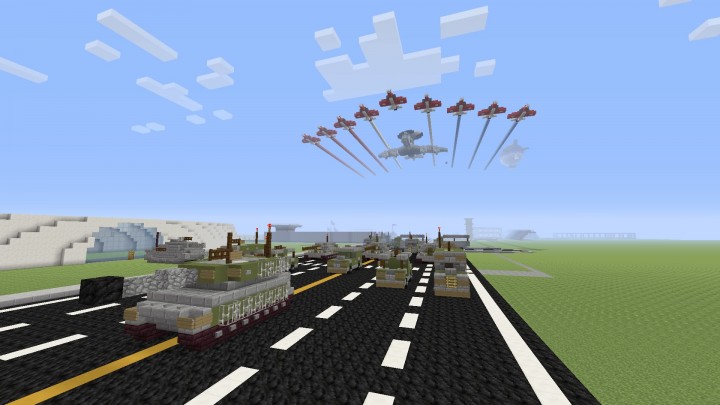 Military Parade Minecraft Map