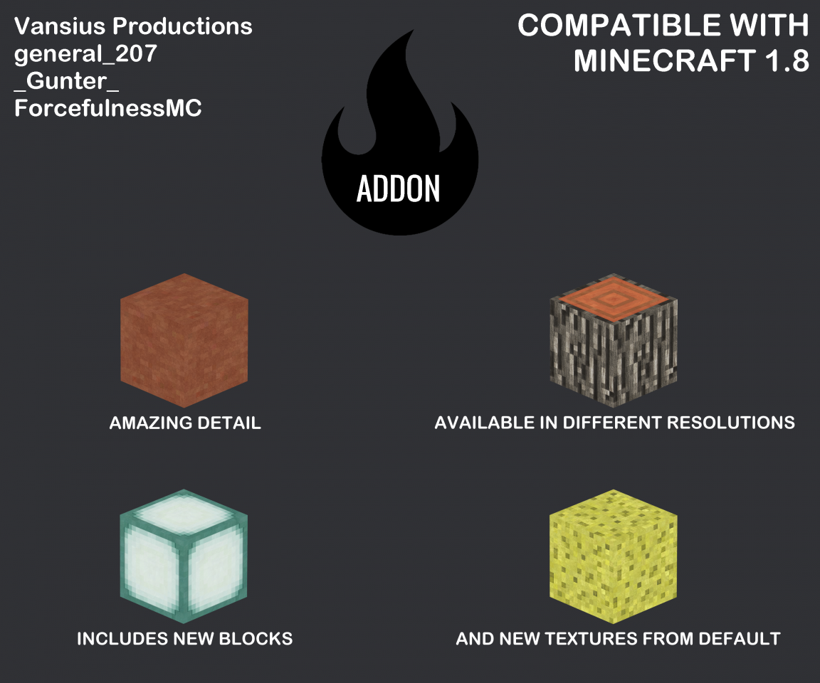 [1.10 ADDON] R3D.CRAFT: Default Realism Minecraft Texture Pack