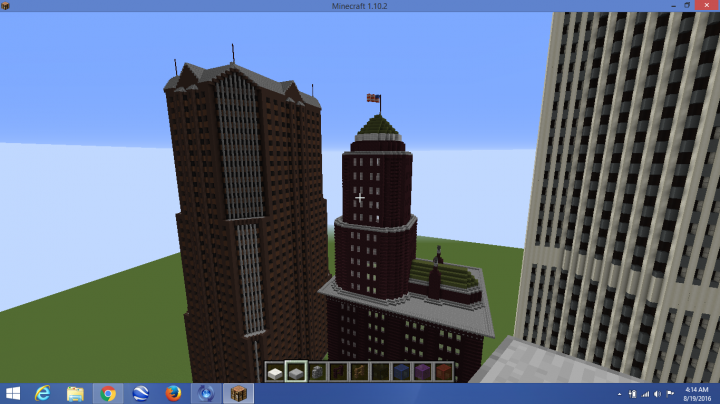Mine City - downtown area Minecraft Map