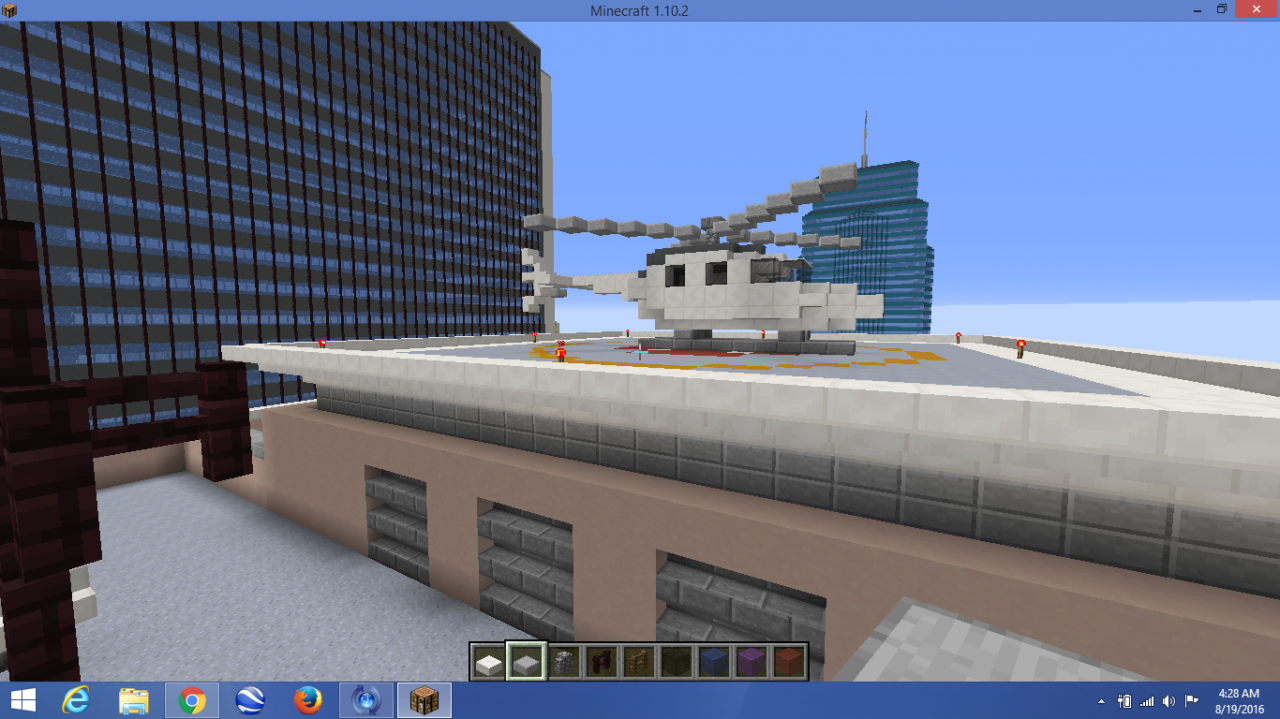 Mine City - downtown area Minecraft Map