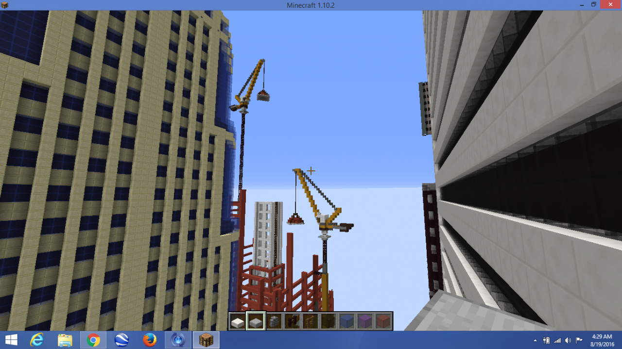 Mine City - downtown area Minecraft Map