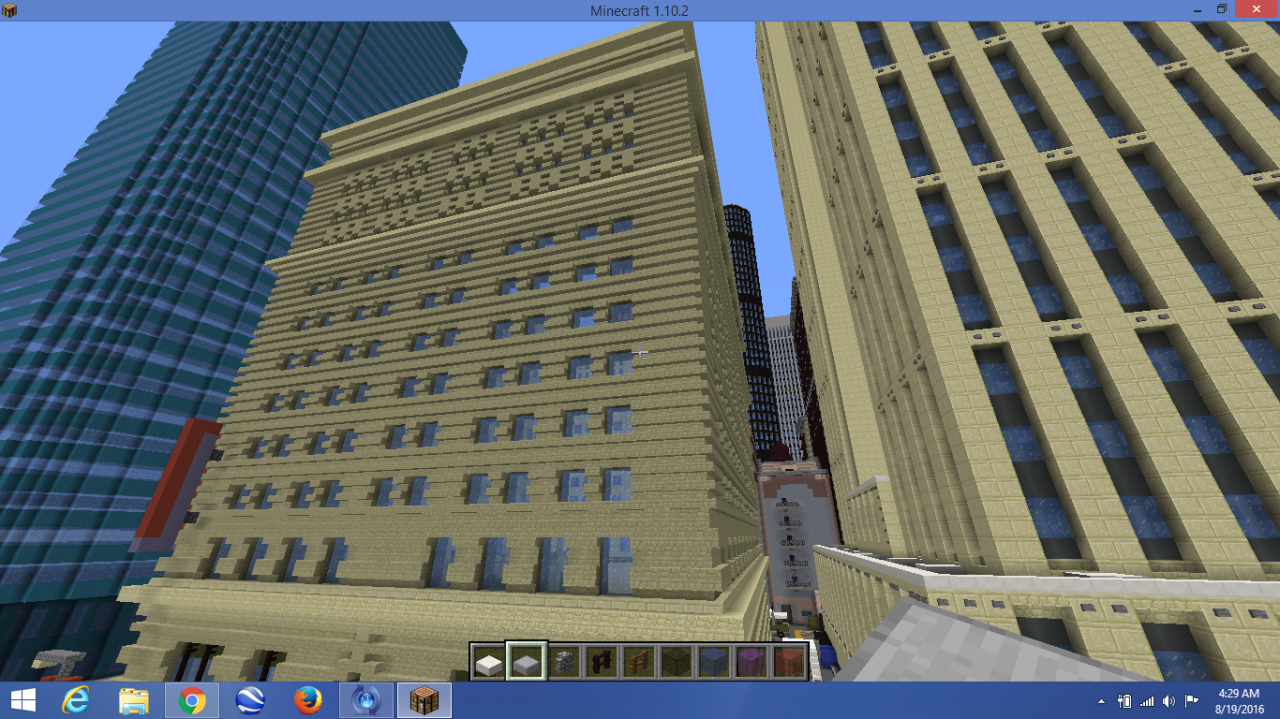 Mine City - downtown area Minecraft Map