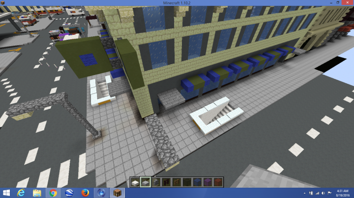 Mine City - downtown area Minecraft Map