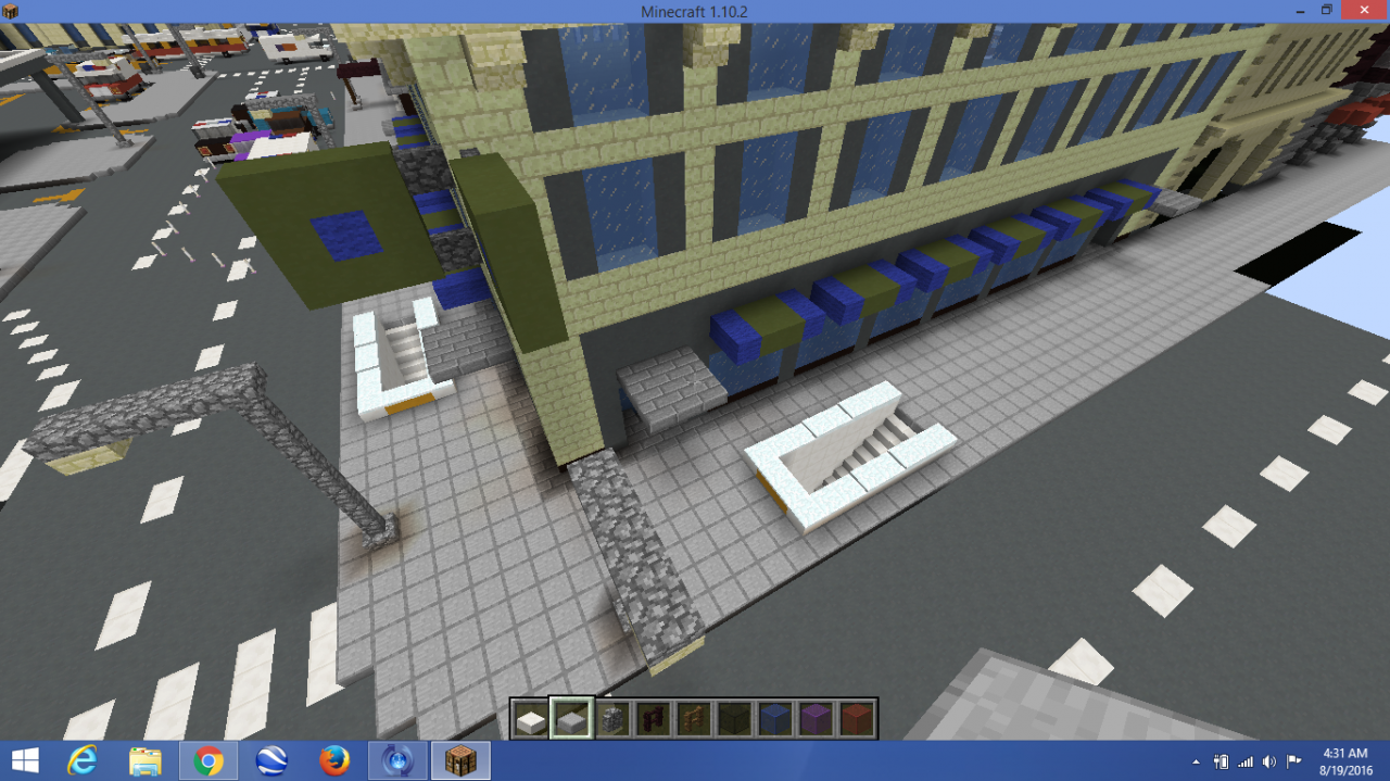 Mine City - downtown area Minecraft Map