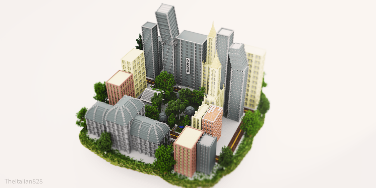 Sky Arkham Spawn (Commission) Minecraft Map