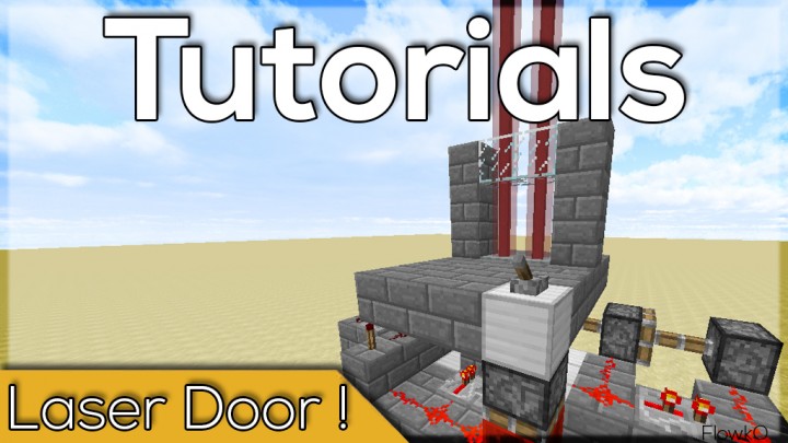 EASY! Laser Security System Door! -1.10 Minecraft Blog