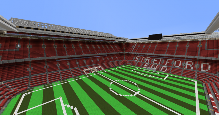 Estadio Old Trafford Minecraft Project