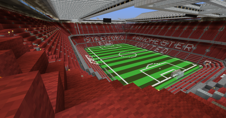 Estadio Old Trafford Minecraft Map