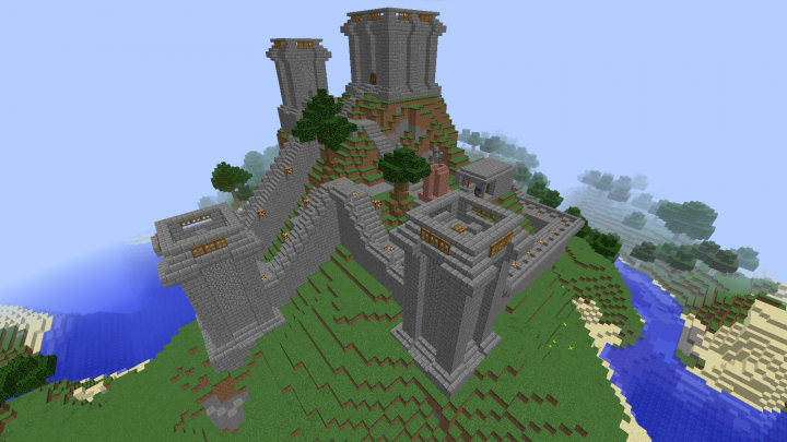 Hillside Castle Minecraft Map