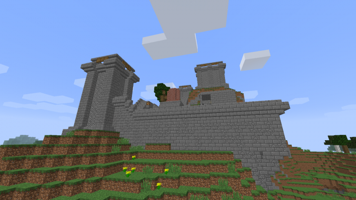 Hillside Castle Minecraft Map