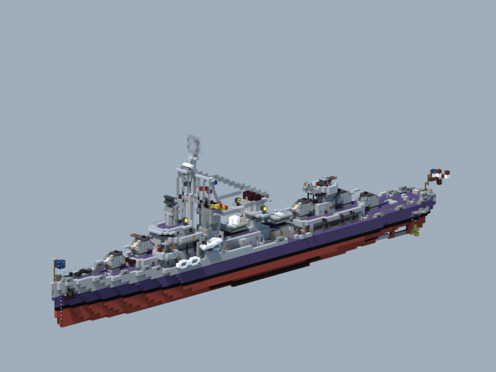 Fletcher-class destroyer Minecraft Map