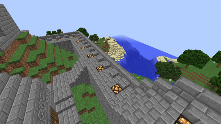 Hillside Castle Minecraft Map