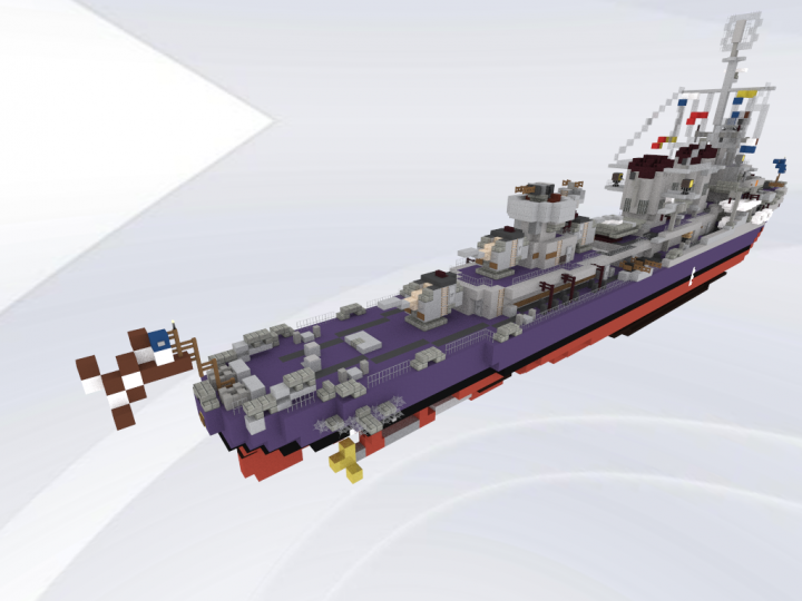 Fletcher-class destroyer Minecraft Map