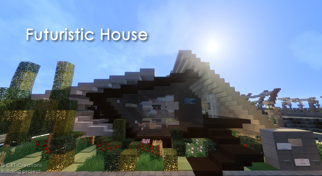 Futuristic House Minecraft Map