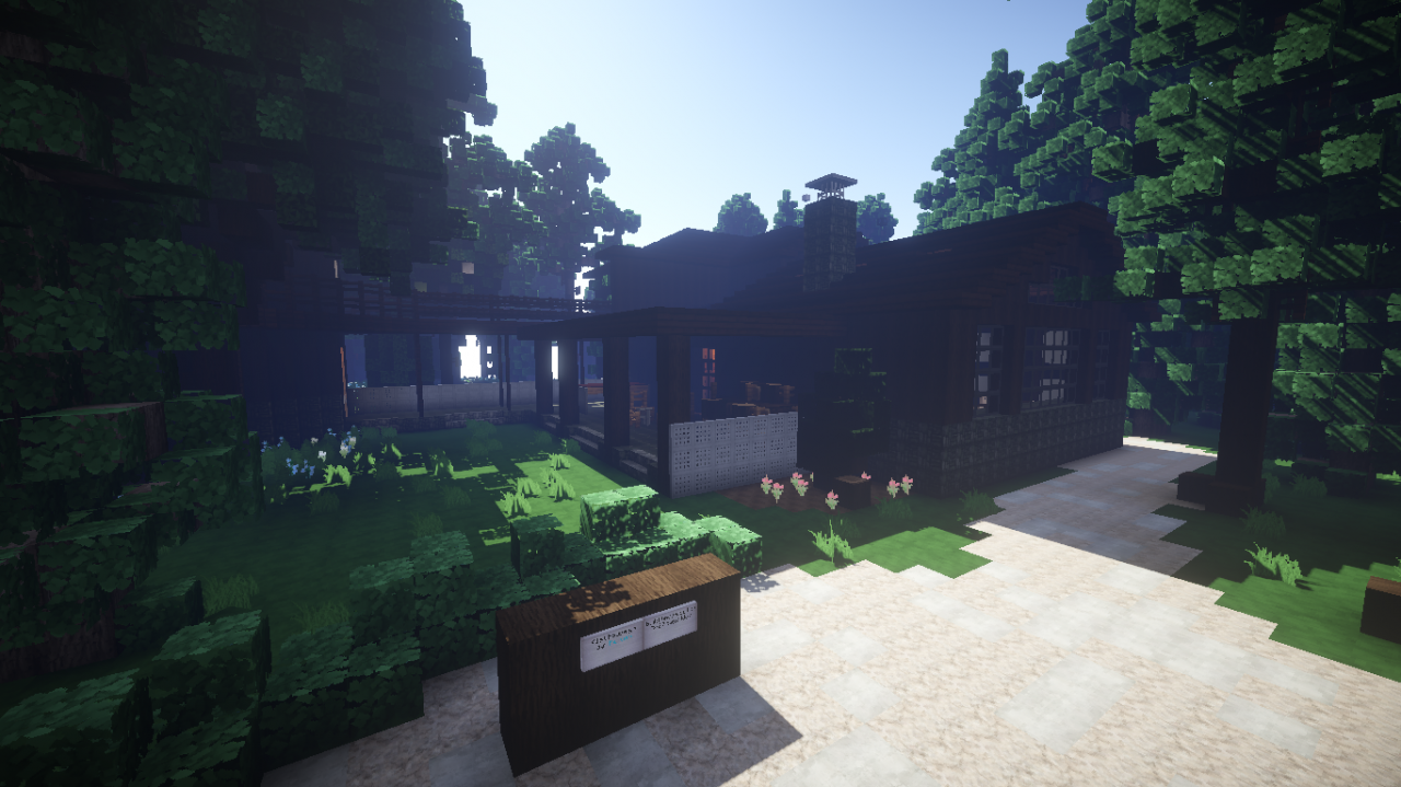 farm style modern house Minecraft Map