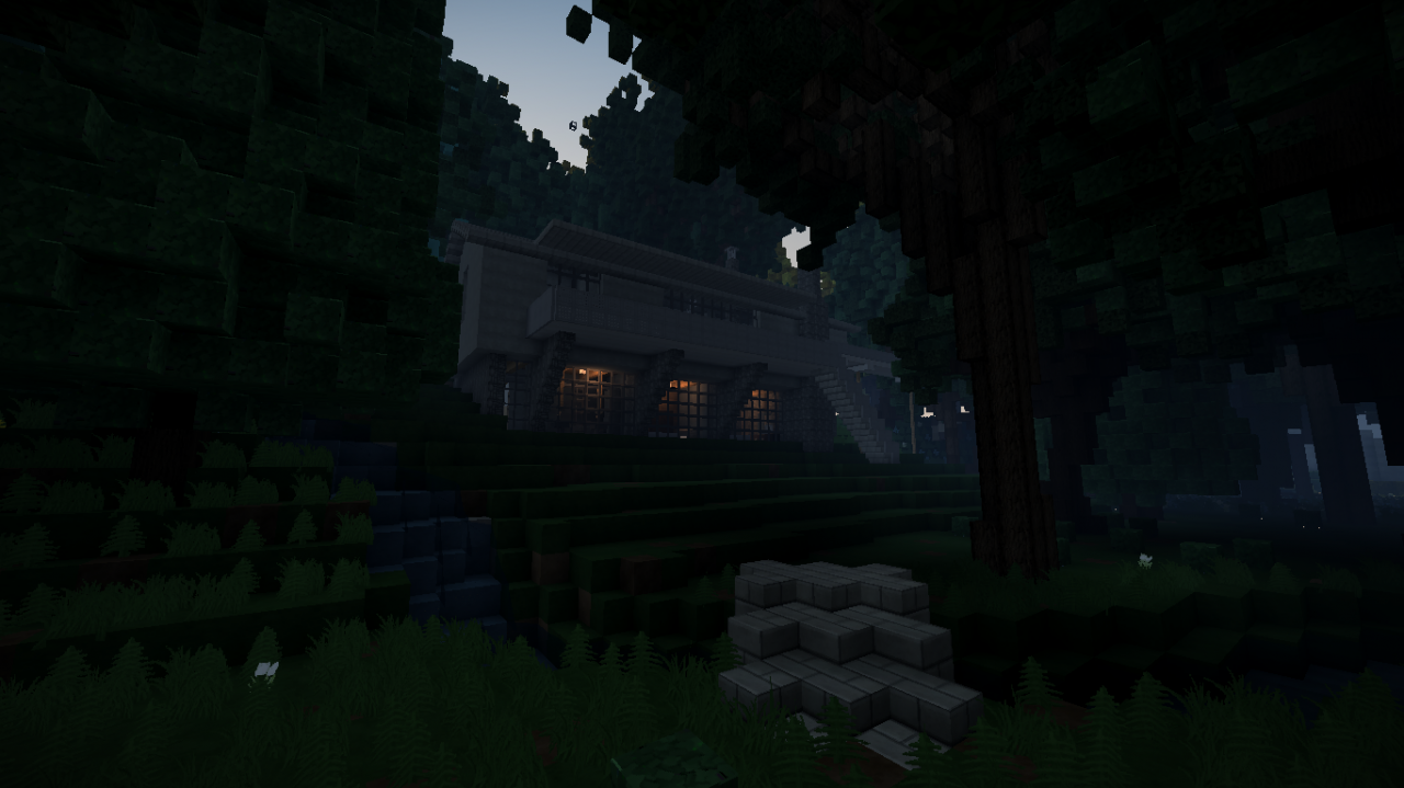 modern cottage Minecraft Map