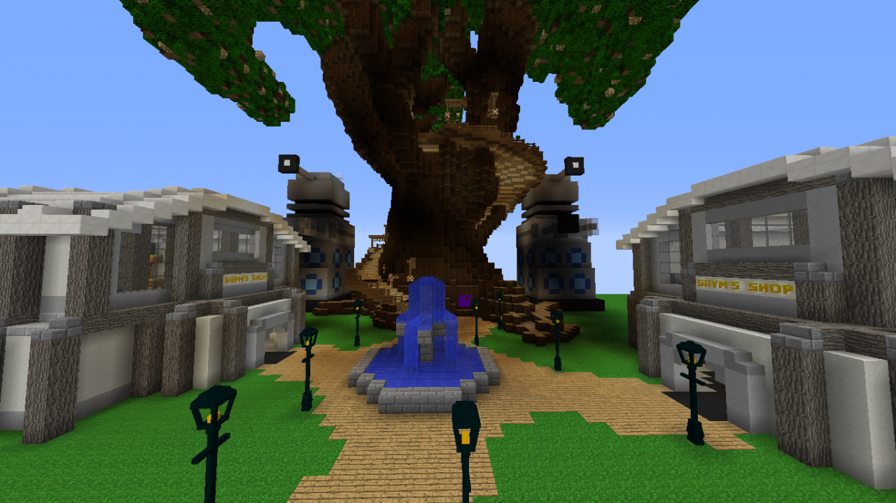 Official Dalek Mod Spawn Area Minecraft Map