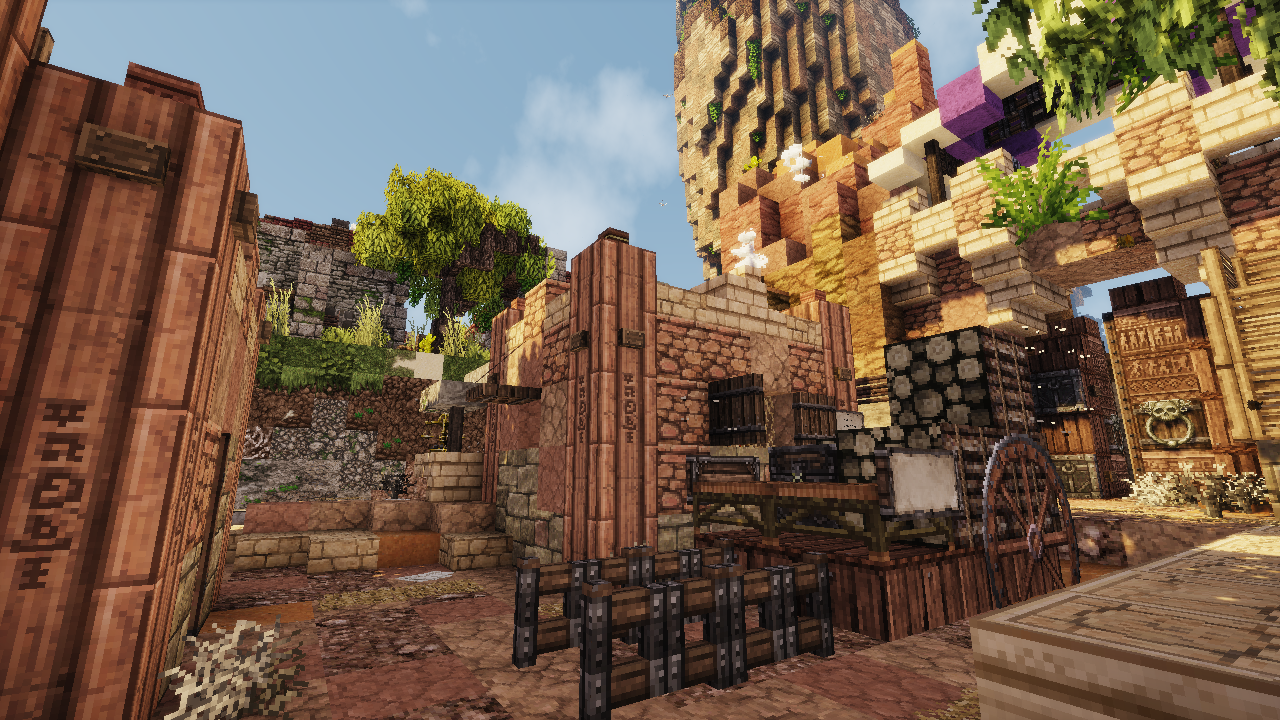 Petra styled town #WeAreConquest Minecraft Map