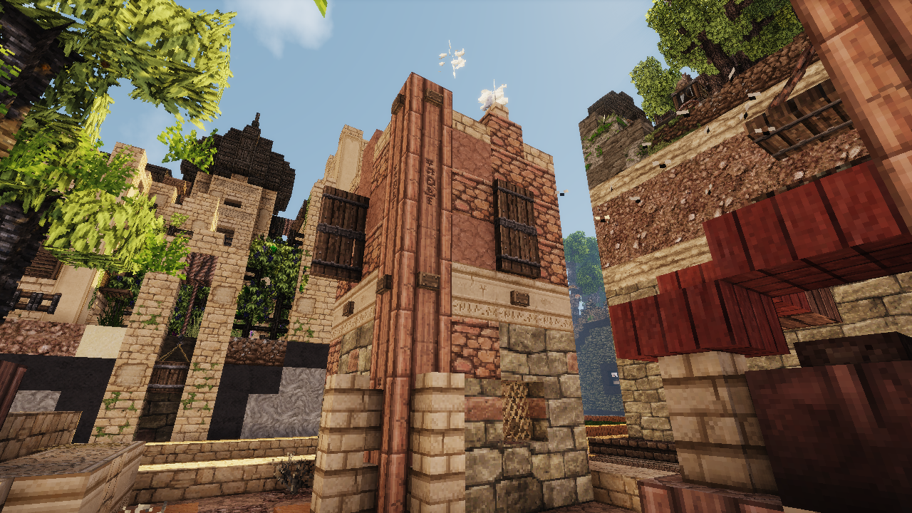 Petra styled town #WeAreConquest Minecraft Map