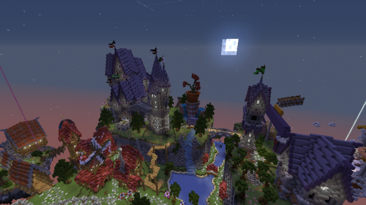 Fantasy Server Hub Minecraft Map