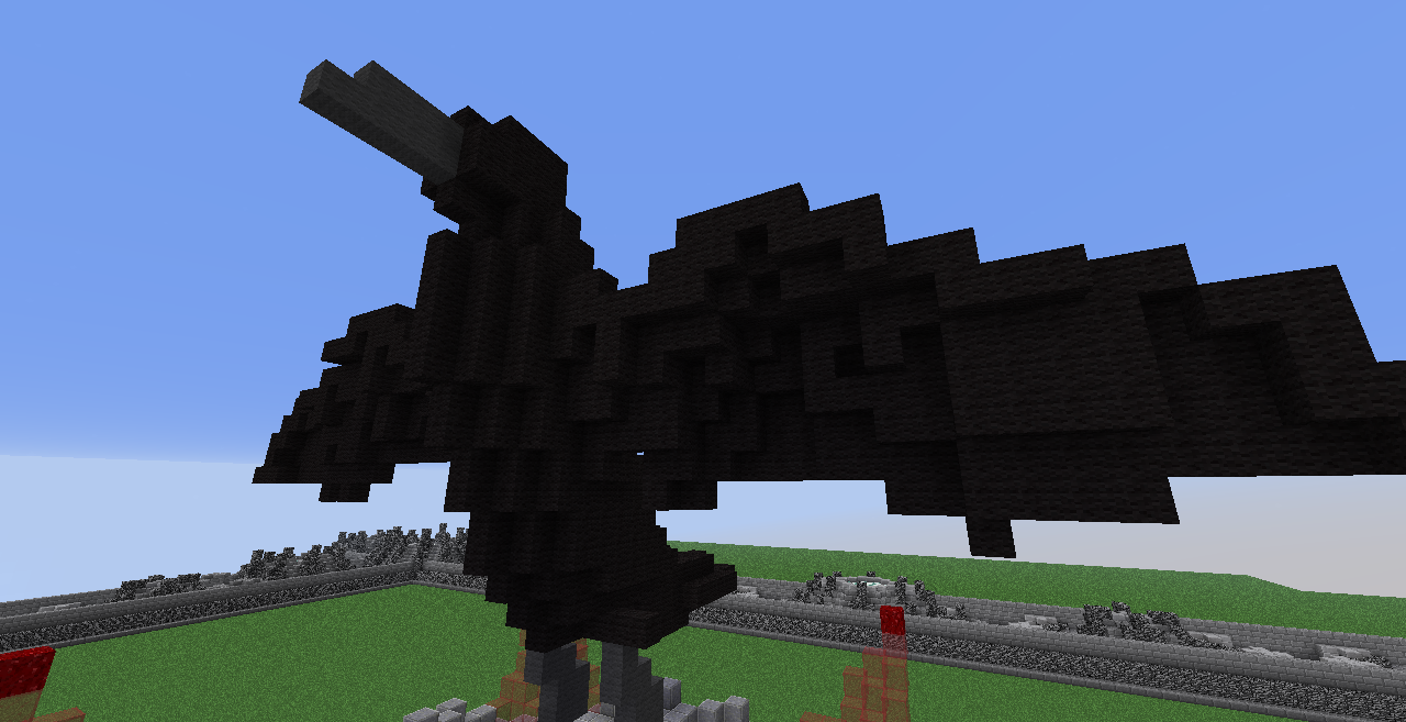 Raven made on creative server. Minecraft Map