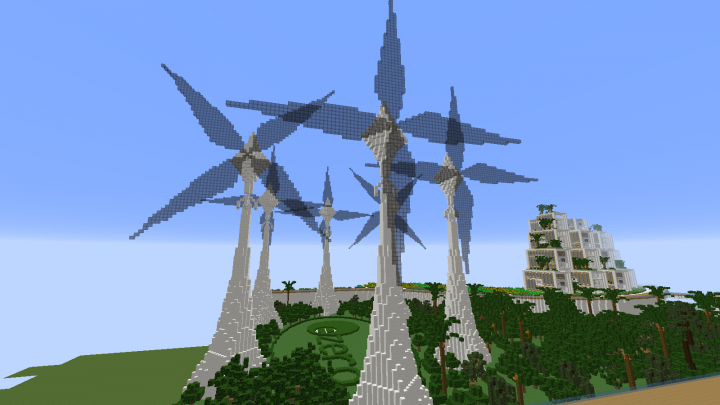 E-Zero | Sustainable Housing Minecraft Map