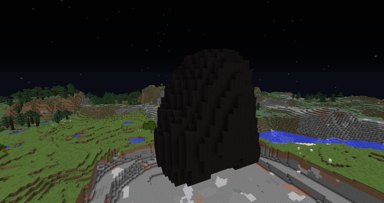 Ghoul Evil Skull Head w/ Hood Minecraft Map