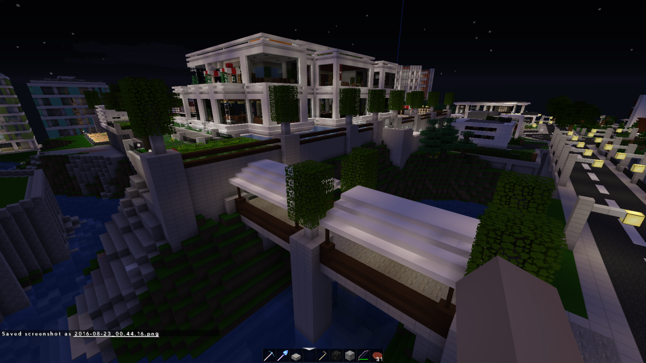 Large Ultra Modern Mansion Minecraft Map