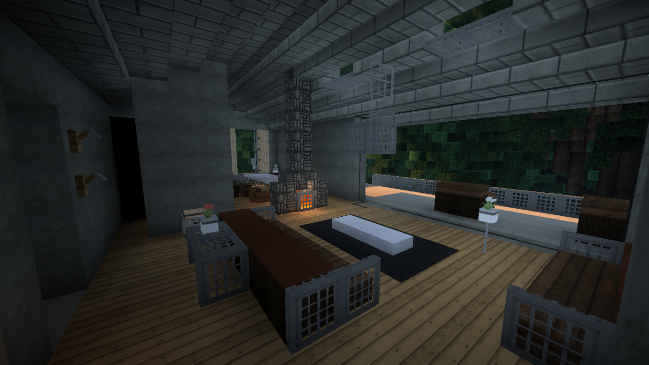 modern cottage Minecraft Map