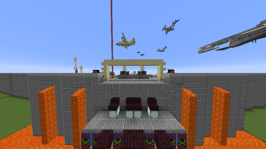 entry of the base. Minecraft Map