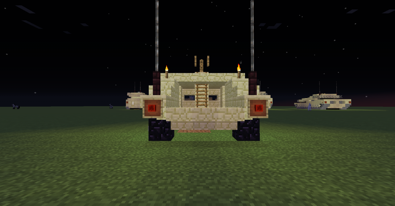 Humvee (HMMWV) Minecraft Map