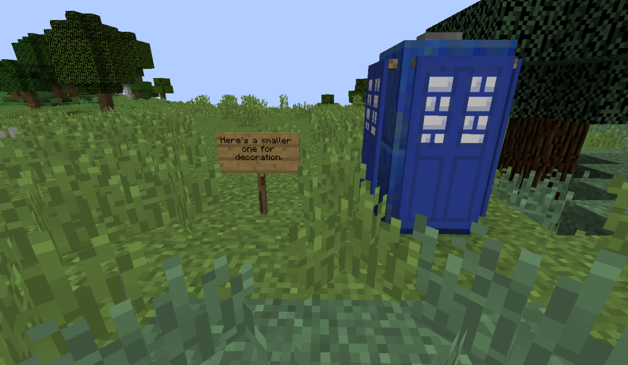 Basic Tardis Build Minecraft Map