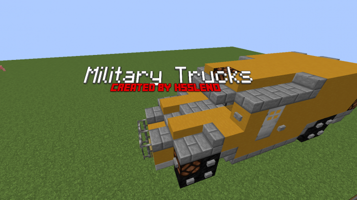 Military trucks Minecraft Map