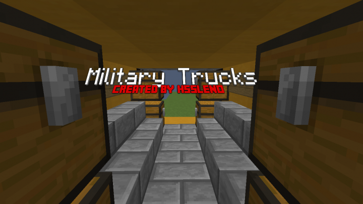 Military trucks Minecraft Map