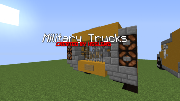 Military trucks Minecraft Map