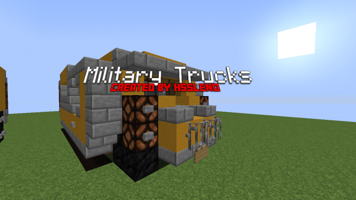 Military trucks Minecraft Map