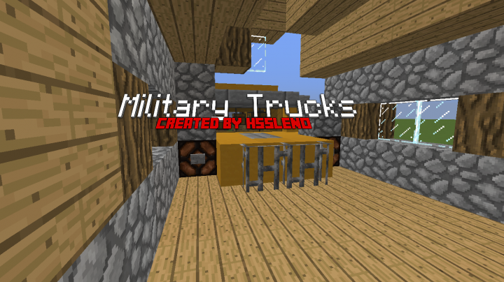 Military trucks Minecraft Map