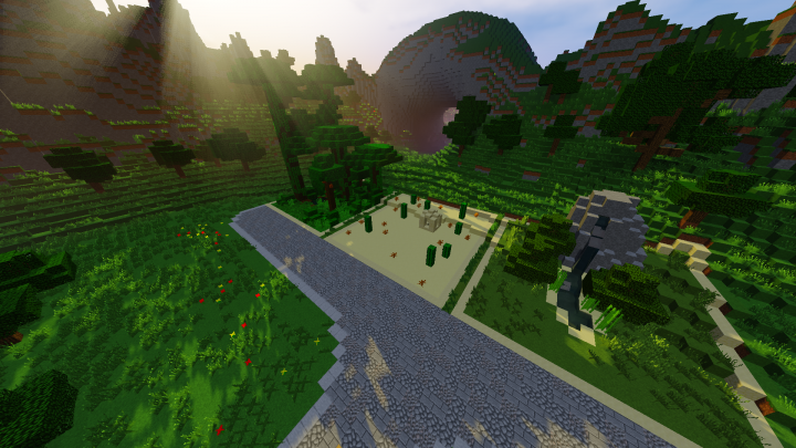 Texture World Map 1.8 Minecraft Map