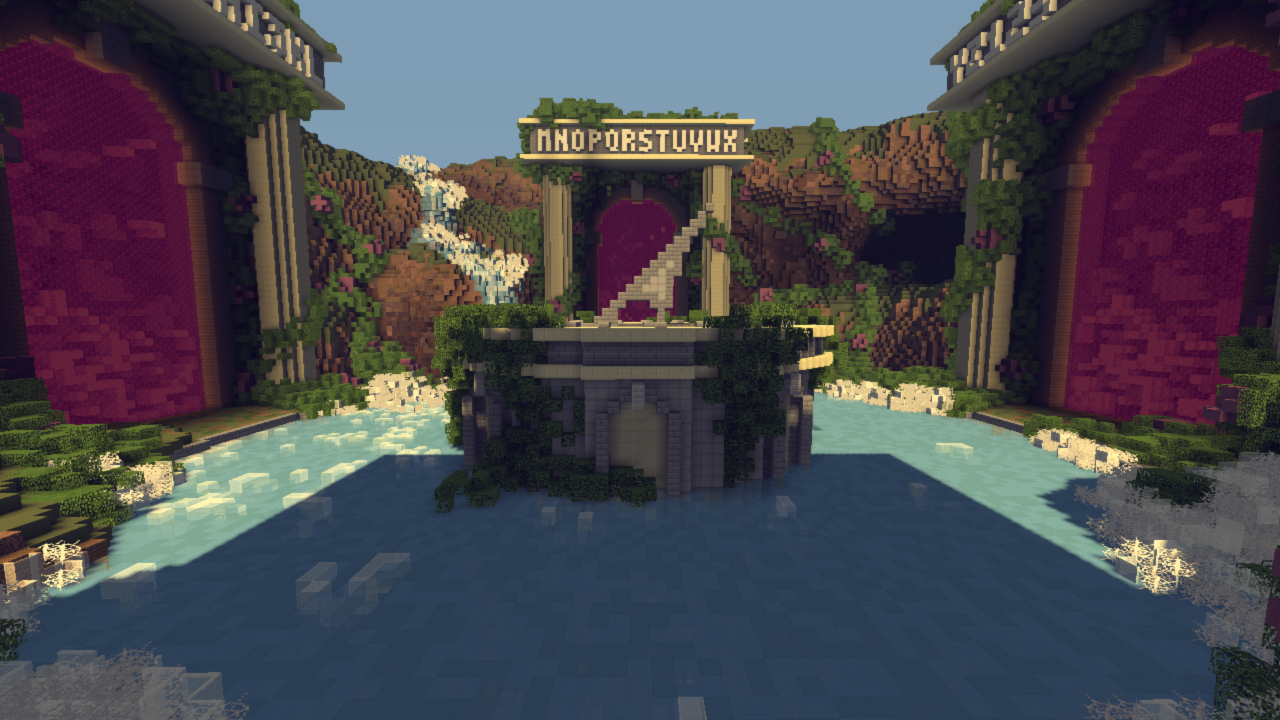 4 Portal Hub, Sundial theme Minecraft Map
