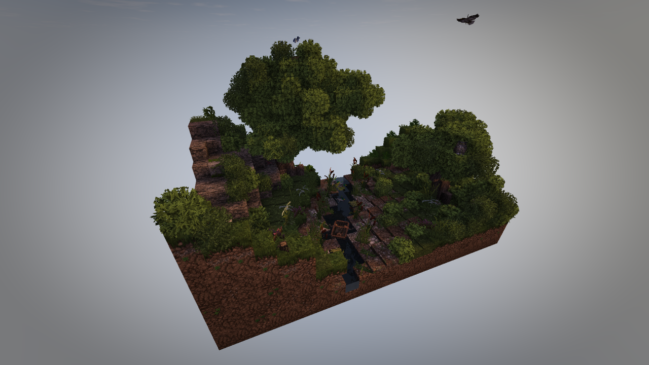 Realistic Custom Terrain - Stream Minecraft Map